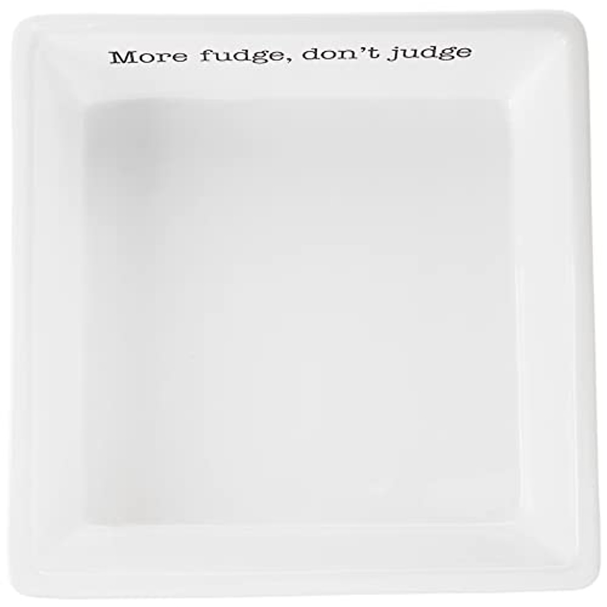 Mud Pie FUDGE SET, baker 2 1/2" x 10" x 10" | towel 26" x 16 1/2" | spatula 6"