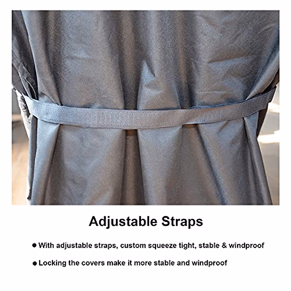 F&J Outdoors Waterproof Grill Cover, 52x24x48 inches UV Resistant Anti-Fading Heavy Duty Fabric BBQ Barbecue Covers Fit 2-4 Burner Gas Grills, Black