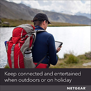 NETGEAR Mobile Wi-Fi Hotspot, 4G LTE Router AC797-100NAS, 400Mbps Download Speed, Connect Up to 15 Devices, Create a WLAN Anywhere, GSM Unlocked