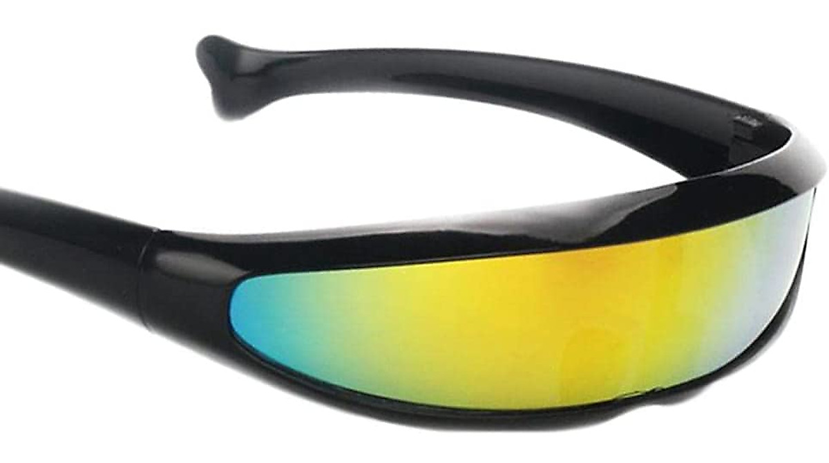 3 Pairs Futuristic Cyberpunk Sunglasses for Cosplay