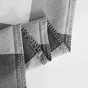 NTBAY Queen Buffalo Pillowcases Set of 4, 1800 Thread Brushed Microfiber Black and White Buffalo Pillow Cases, Super Soft and Cozy Envelope Closure 20x30 Pillowcases, 20x30 Inches