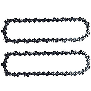 Opuladuo 2PC 6 Inch Chainsaw Chain, Replacement Chain for BLACK+DECKER Alligator Lopper LLP120, LLP120B, LP1000, NLP1800 Chain Saw - 1/4" - .050" - 42 DL