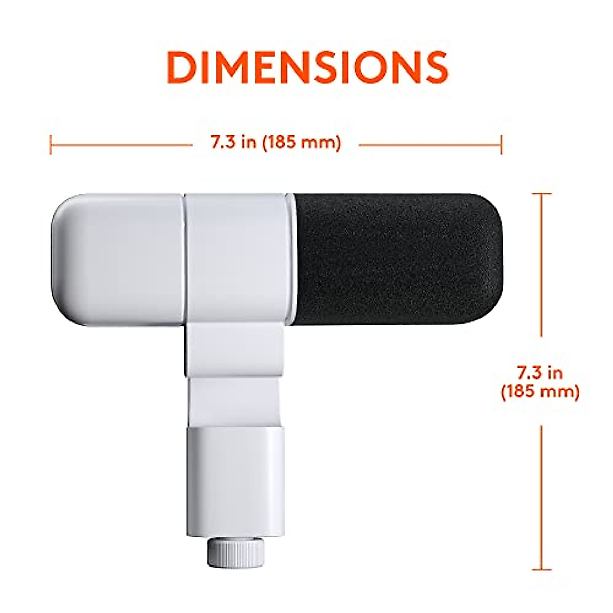 Logitech for Creators Blue Sona Active Dynamic XLR Broadcast Microphone for Streaming, Podcasting and Content Creation, ClearAmp Active Preamp, Dual-Diaphragm Capsule, Internal Shockmount - Off White