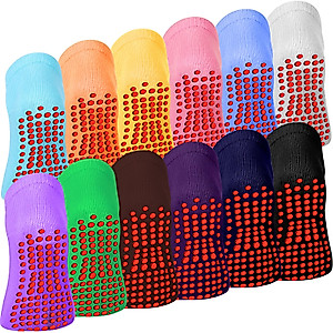 Haysandy 20 Pair Kids Baby Non Slip Socks Anti Skid Slipper Socks Ankle Grip Socks with Grippers for 1-12 Years Children Infants Toddler Boys Girls (Small)