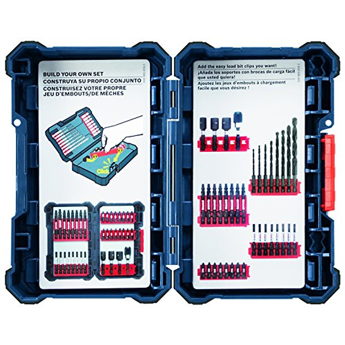 BOSCH CCSBOXX 3 In. Clear Storage Box with Latch for Custom Case System for Storing Bits, Screws, Bolts and More