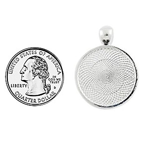 Tommy Innit Discs Dream SMP 1 inch Silver Plated Pendant Necklace or Keychain