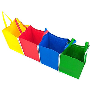GARASANI 4 Pack Waterproof Separate Recycle Bag Waste Baskets (D Type)