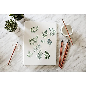 Wonder Forest Professional Watercolour Pad - Cold Pressed 9x12 Cotton Paper 20 Sheets