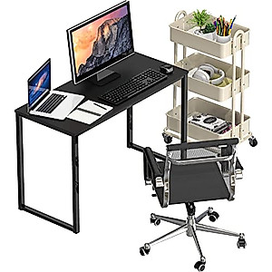 SHW Home Office 32-Inch Computer Desk, Black