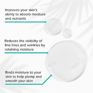 ClarityRx Daily Dose of Water Hyaluronic Acid Hydrating Face Serum, Natural Plant-Based Daily Moisturizing Treatment for Dry, Dull Skin (1 fl oz)