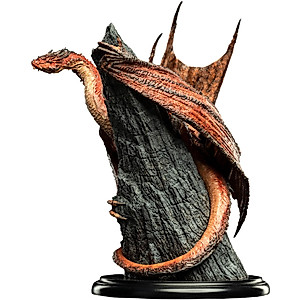Weta Workshop The Hobbit Trilogy: Smaug The Magnificent Polystone Mini Statue, Multicolor