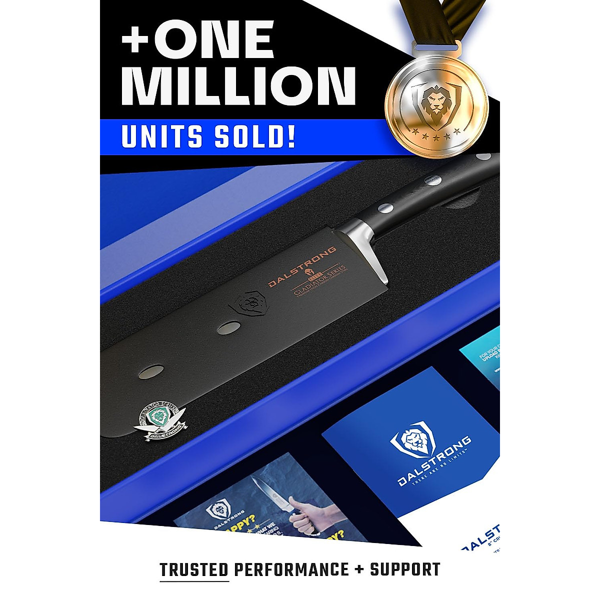 Dalstrong Nakiri Asian Vegetable Knife - 7" - Gladiator Series - Forged German High Carbon Steel - Black G10 Handle Kitchen Knife - Sheath Included - NSF Certified