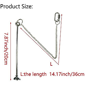 Huders Chicken Toys Chicken Swing and Chicken Bird Xylophone Toy - Wood Stand for Hens Handmade Chicken Coop Swing Ladder Toys Vegetable Hanging Feeder for Chicken