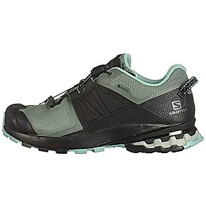 Salomon XAILD Gore-TEX Trail Running Shoes for Women, Balsam Green/Black/Meadowbrook, 5.5