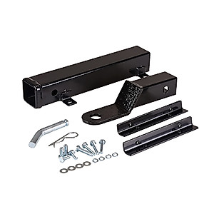 10L0L Universal Golf Cart Rear Seat Safety Grab Bar and Golf Cart Trailer Hitch with Safety Triangles Red Directive Design Fits Club Car, EZGO, Yamaha