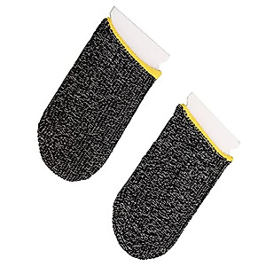 SALUTUY Game Control Sleeves, Comfortable Lightweight and Portable Game Finger Sleeves Wear-Resistant and Breathable for Mobile Game for Family