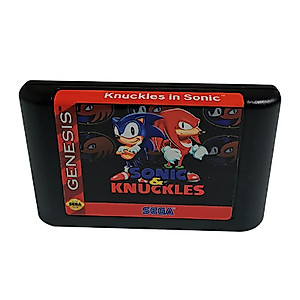 Knuckles in Sonic-Game Cartridge - Electronic Games 16 BIT MD game Card For PAL And NTSC Version