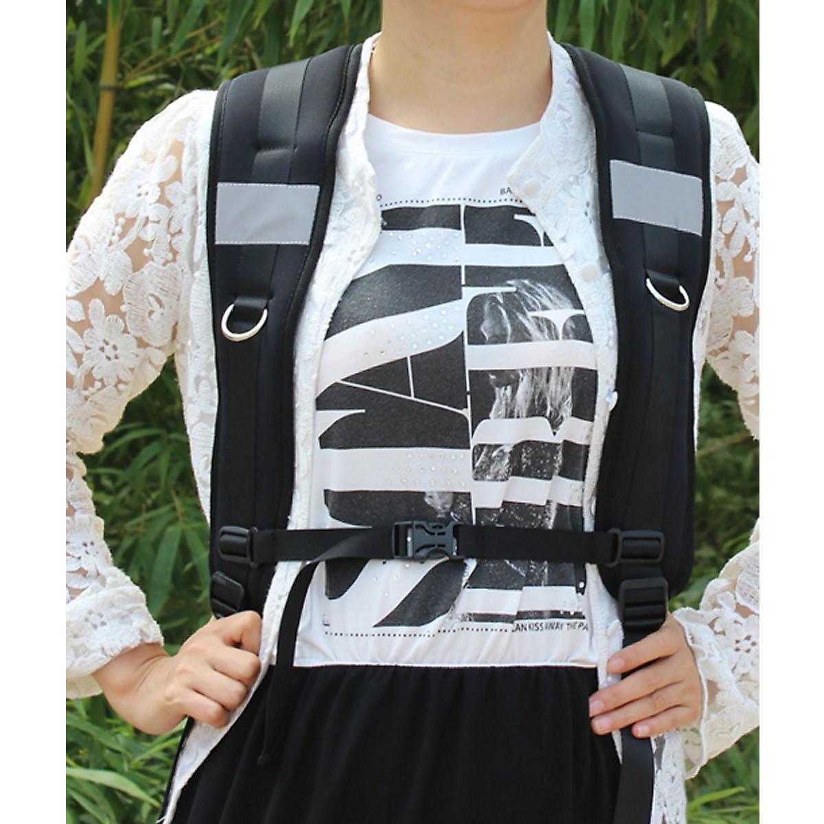 123Arts 1 Pair Waterproof PVC Adjustable Shoulder Strap Replacement for Backpack