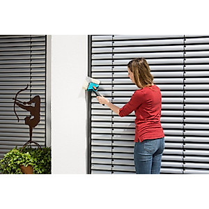 GARDENA CombiSystem Angle Broom: Comfortable Eckbesen for Removing e.g. Cobwebs in Corners, Variable Working Angle (3634-20)