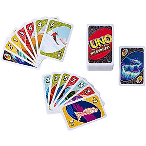Mattel Games UNO: Wilderness - Card Game, 7 Years and up