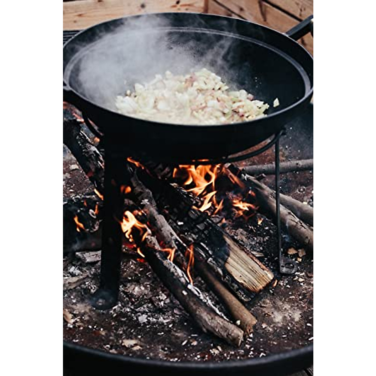 Barebones All-in-One Cast Iron Grill, Dutch Oven for Camping and Outdoor Cooking