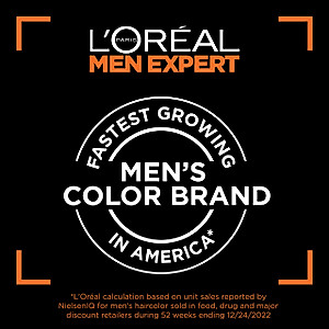 L’Oreal Paris Men Expert One Twist Mess Free Permanent Hair Color, Mens Hair Dye to Cover Grays, Easy Mix Ammonia Free Application, Deepest Black 00, 1 Application Kit
