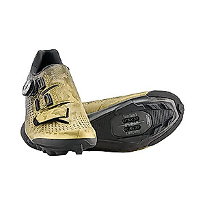 SHIMANO SH-RX800W High-Performance SPD Women’s Gravel Racing Shoe, Gold, 9-9.5