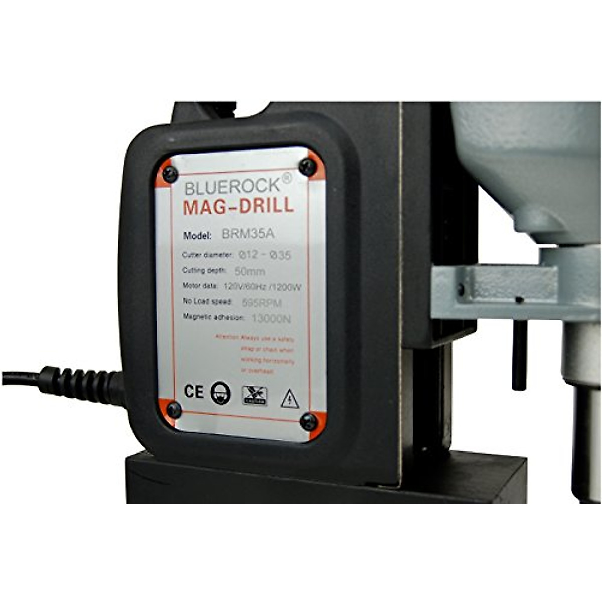 BLACK BLUEROCK Tools Model BRM-35A Typhoon Magnetic Drill Roto-Broach