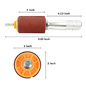 O'SKOOL Hand-Held Sanding Drum for Drill Presses and Power Drills