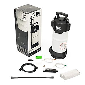 The Rag Company Goizper Group iK Sprayers - Foam Pro 12 Pump Sprayer - Professional Auto Wash, Dry/Wet Foam Spray, Pressure Release Safety Valve, PVC Hoses (6 Liters), Multicolor (IKS-82676+RAG)