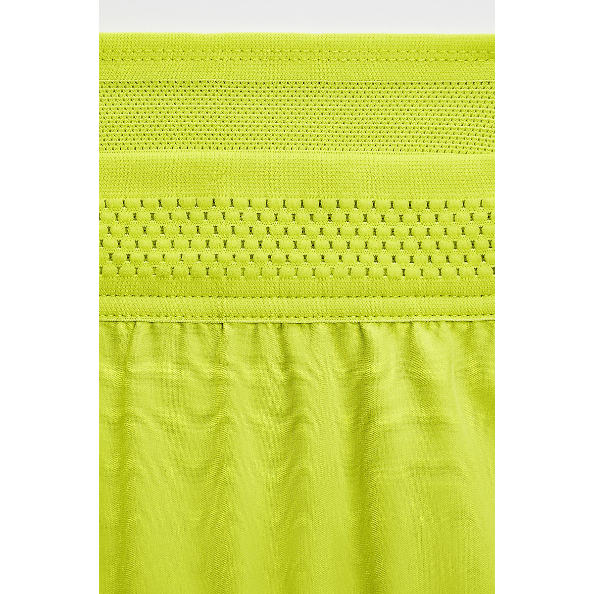 Fabletics Men's The Fundamental Short (Lined), Workout, Running, Training, Gym, Yoga, Ultra Lightweight, Athletic, 7" Inseam, XL, Zest