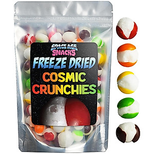 Premium Freeze Dried Candy - 4 Ounce Cosmic Crunchies Freeze Dried Candy - Space Age Snacks Freeze Dry Candy Freetles Dry Freeze Candy for All Ages