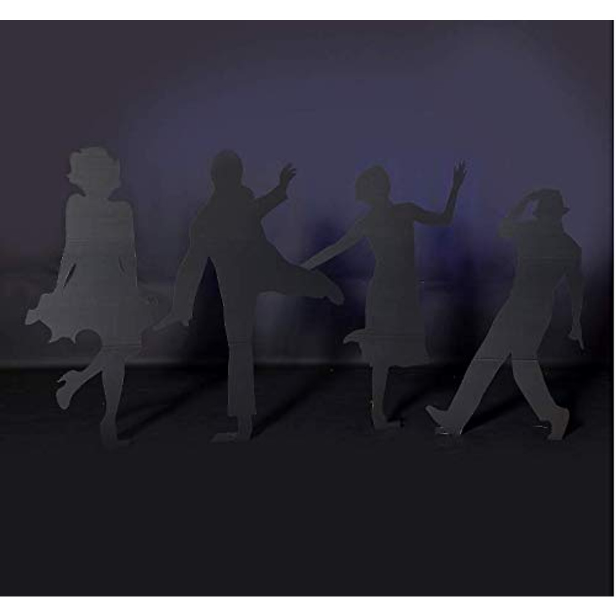 Dressed to The Nines Cardboard Cutout Silhouettes, Set of 4