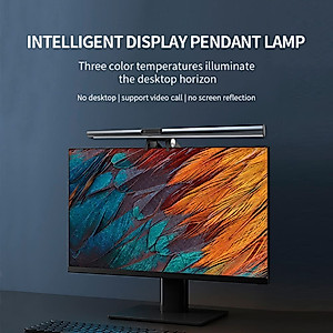 XINBAOHONG Screenbar E-Reading LED Computer Monitor Light Task Lamp, Gaming Lights, USB Powered Office Lamp with Backlight, Adjustable Brightness/Color Temperature Reading Light