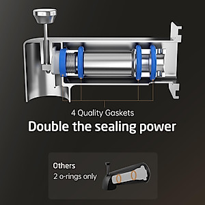 All Metal Construction (Inside and Out) Bath Tub Faucet Replacement, KES 5-3/8 Inch Bathtub Spout with Diverter, Shower Slip-on Tub Faucet Fits 1/2 Inch Copper Pipe, Brushed Nickel, PTSN300-BN