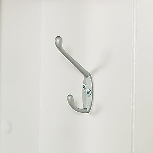 Sauder Cottage Road Hall Tree W/Bench, L: 21.73" x W: 19.45" x H: 71.50", Soft White Finish