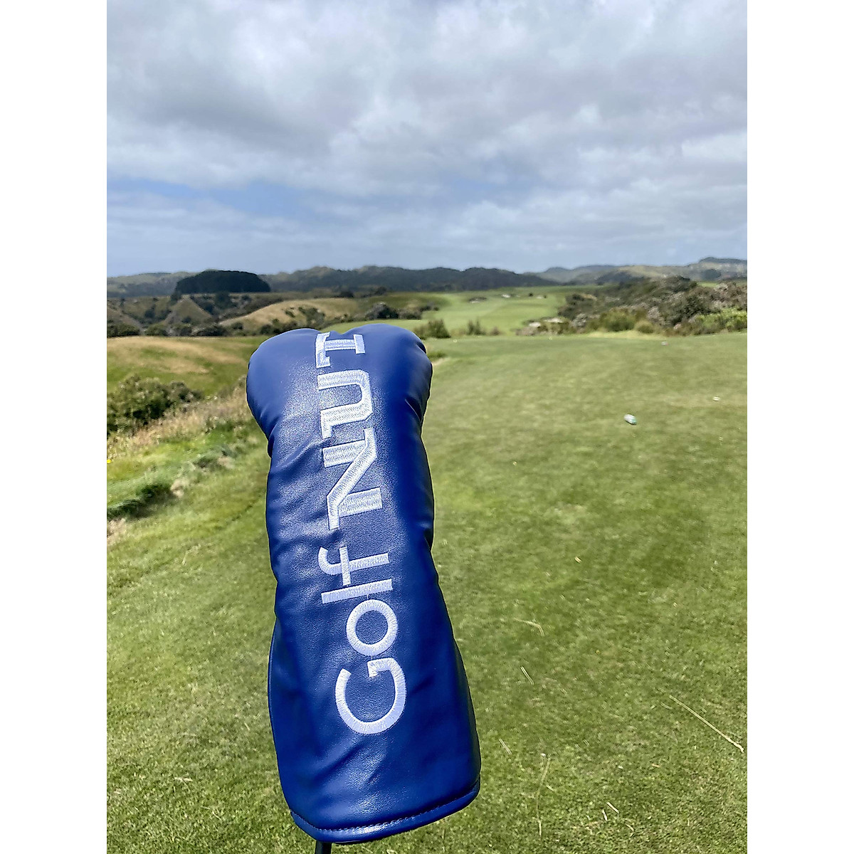 Golf Nut Special Edition Embroidered Driver Headcover for The Avid Golfer or Stocking Stuffer!