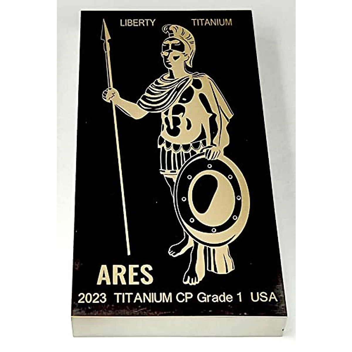 Ares 1 Pound Titanium Art Bar | Greek Gods