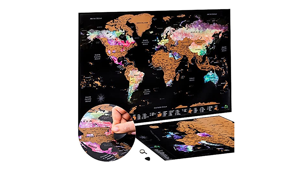 Scratch Off Travel Map - Explore the World Creatively