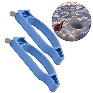 Tgoon Ice Fishing Sharpener, Ice Auger Cutte Fishing Blade Cutter Convenient to Carry Sturdy for Fishery