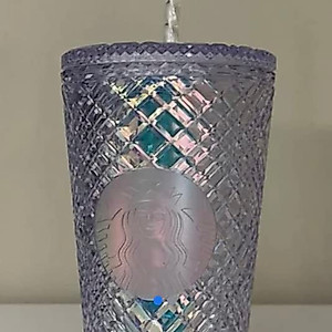 Starbucks 2022 Holiday Jewel Venti 24oz Tumbler with Straw (White)