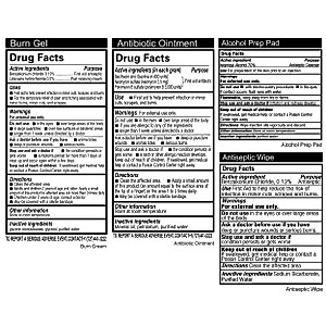 General Medi 110 Pieces Small First Aid Kit - HardCase First Aid Box - Contains Premium Medical Supplies for Travel, Home, Office, Vehicle, Camping, Workplace & Outdoor