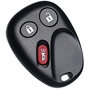 Keyless Entry Remote Control Key Fob Replacement Fits for Chevy Silverado 1500 2500HD 2003 2004 2005 2006 Avalanche Equinox SSR Suburban Tahoe GMC Sierra Yukon XL Hummer H2 Cadillac Escalade LHJ011