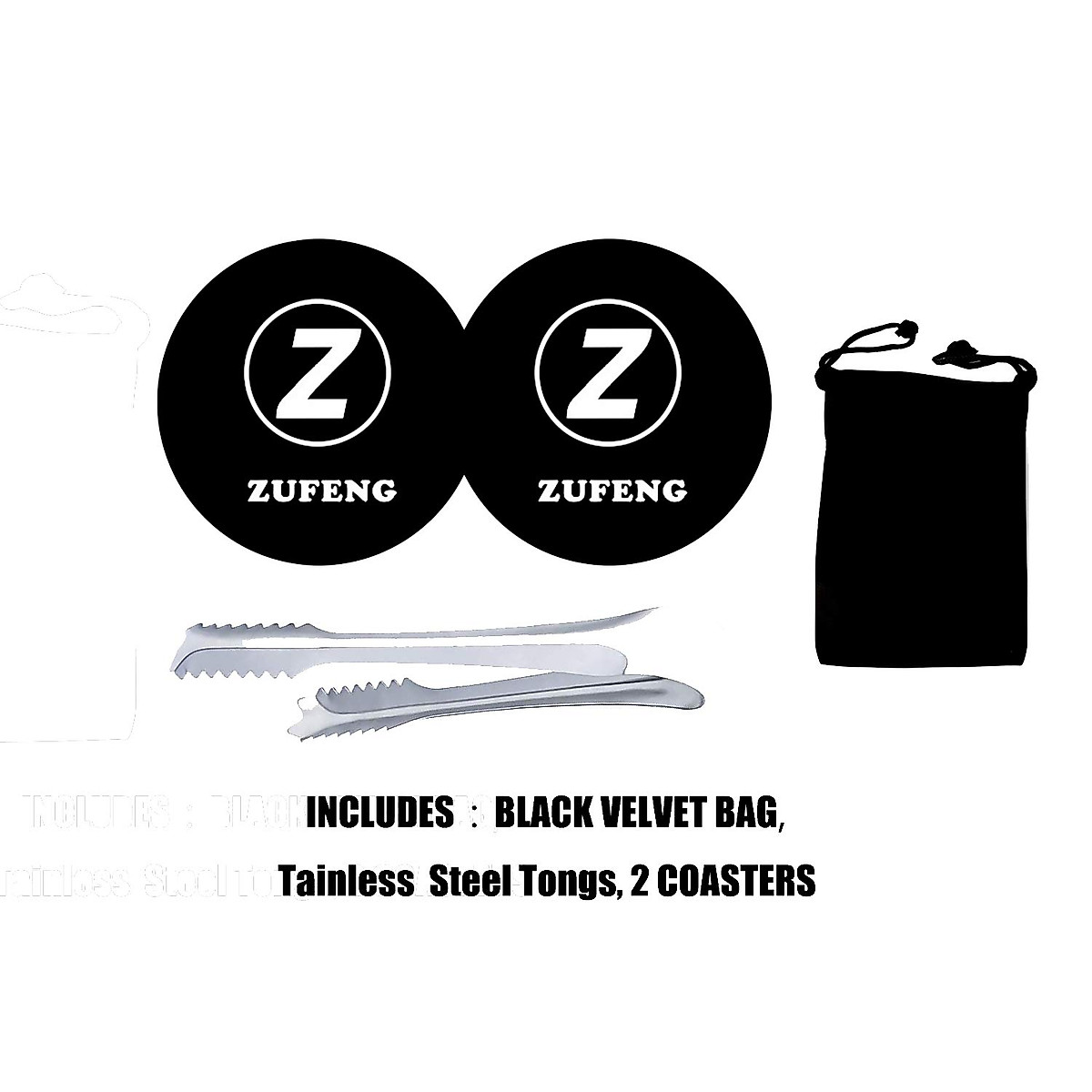 Whiskey Stones and Whiskey Glass Gift Boxed Set - 8 Granite Chilling Whisky Rocks + 2 Large 11 oz Crystal Glasses in Wooden Box - Great Gift for Dad's Birthday or Anytime For Dad/Father/husband bro