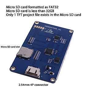 DIYmall Nextion Basic Display 2.8'' NX3224T028 2.8inch TFT Resistive Touch Screen Panel 320X240 UART HMI Intelligent LCD Display Module for Arduino Raspberry Pi ESP8266
