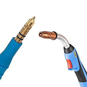 VEVOR Mig Welding Gun 250Amp 15Ft, fit for Torch Welder Gun Miller Welding Gun M-25 Welding Torch Stinger Replacement fit for Miller M-25 Part Number 169598 fit 0.030"-0.035" Wire