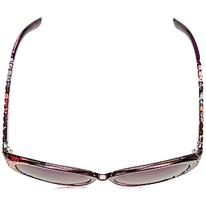 Jessica Simpson Women's J5386 Retro Cat Eye Sunglasses with UV400 Protection - Glamorous Sunglasses for Women, 58mm