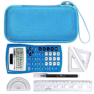 Khanka Hard Travel Case Replacement for Texas Instruments TI-30XIIS Scientific Calculator, Case Only (Blue)