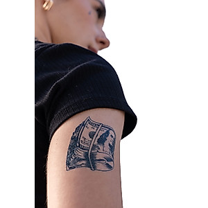 Thug Ink Temporary Tattoos - Volume I - 10 Temporary Tattoos ~ Face Tattoos ~ Teardrop, Cross, Praying Hands, etc~ Thug Life ~ Fake Tattoos ~ Water-transfer Tattoos