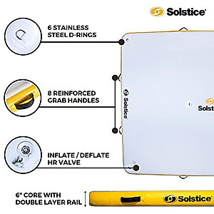 Solstice by Swimline Inflatable Floating Dock, 10' x 8'